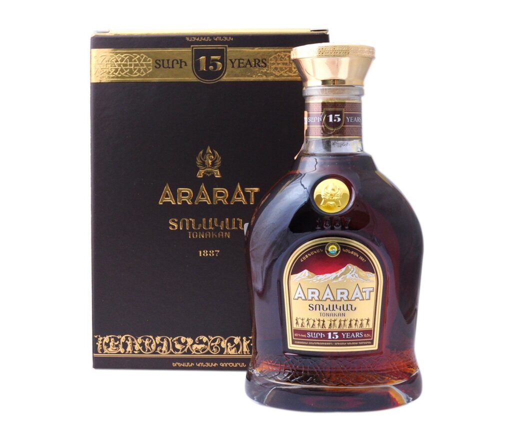 Ararat Tonakan 15 Years Old Armenia Brandy 500ml – Aurora Alimentos LLC